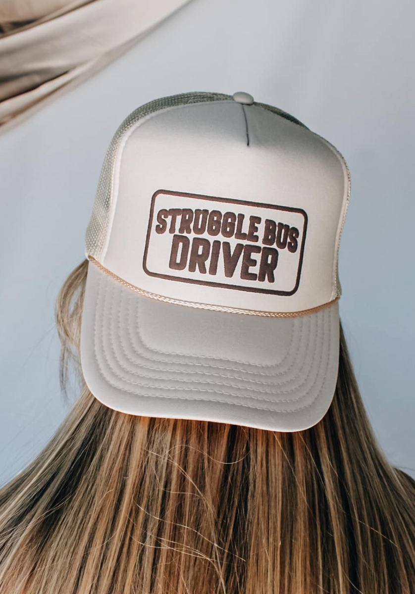 Pre-Order Struggle Bus Trucker Hat – Worn & Refined