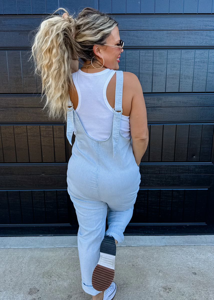 Stripe Britte Romper Overalls – Worn & Refined